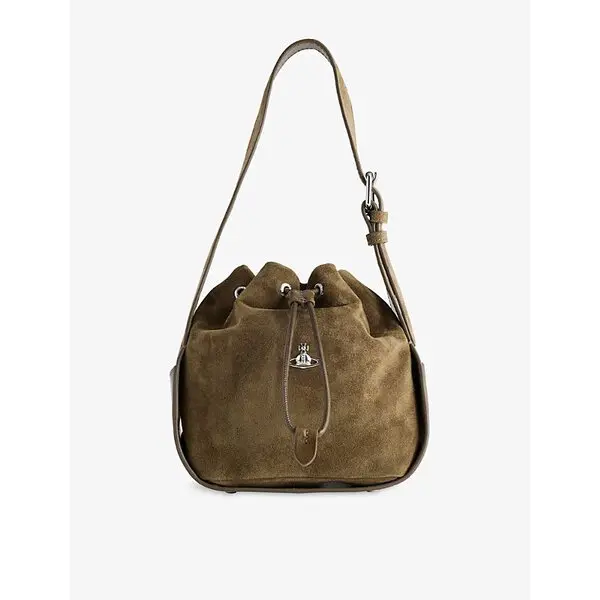 VIVIENNE WESTWOOD Stacey Suede Bucket Bag