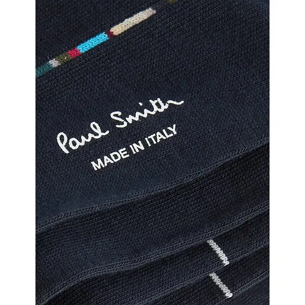 Paul Smith Signature Check Cotton-blend Socks