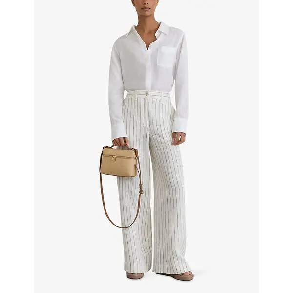 REISS Ines Woven Cross-body Bag