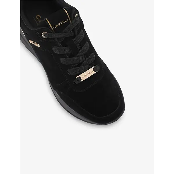 Carvela Divina Velvet Trainers