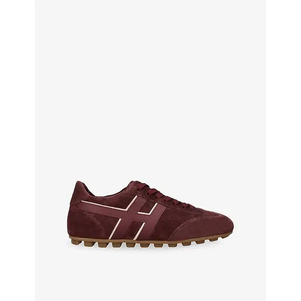 Hogan Allacciato Suede And Leather Trainers