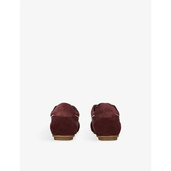 Hogan Allacciato Suede And Leather Trainers
