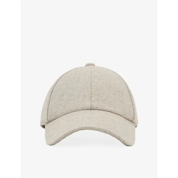 REISS Helena Wool-blend Baseball Cap - Neutral