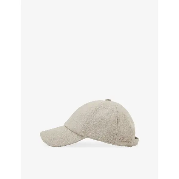REISS Helena Wool-blend Baseball Cap