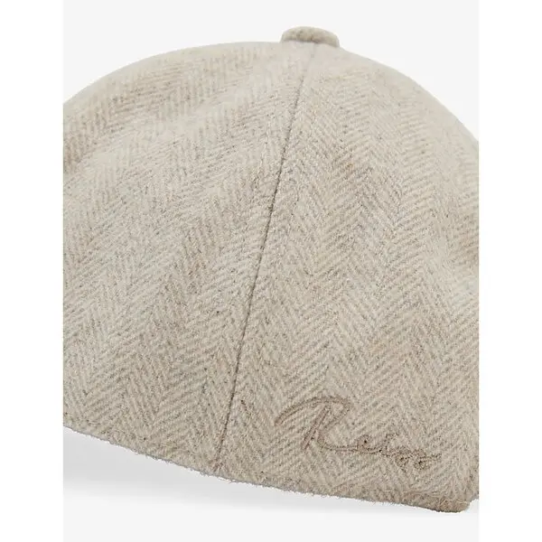REISS Helena Wool-blend Baseball Cap