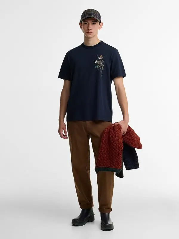 Barbour Paul Smith Loves : Key Print T-shirt