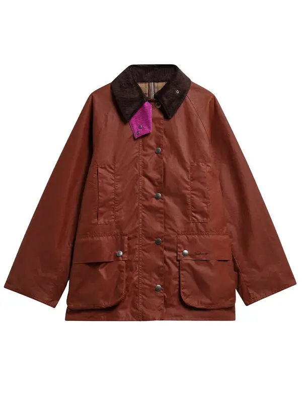 Barbour Paul Smith Loves : Beaufort Waxed Jacket - Brown