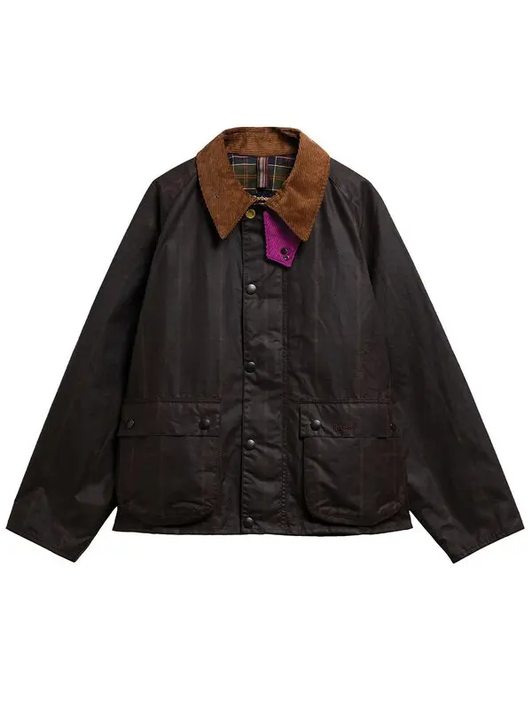 Barbour Transport Large Check Waxed Jacket
