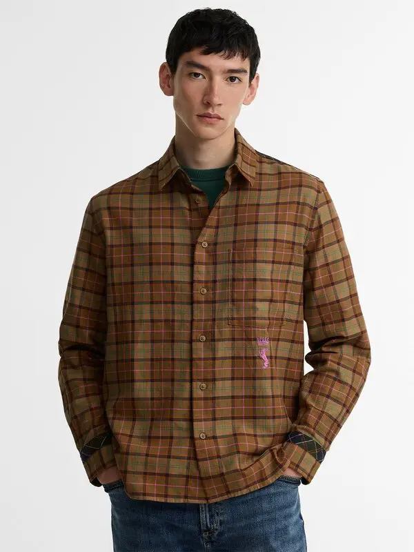 Barbour Paul Smith Loves : Slim-fit Long-sleeved Tartan Shirt