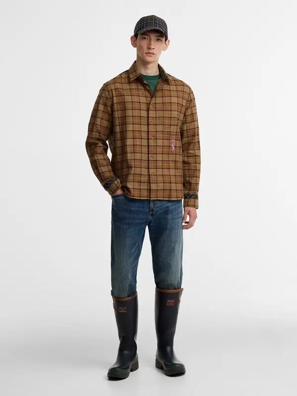 Barbour Paul Smith Loves : Slim-fit Long-sleeved Tartan Shirt