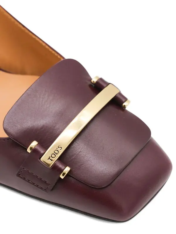 TOD'S Leather Slingback Pumps - Multicolor