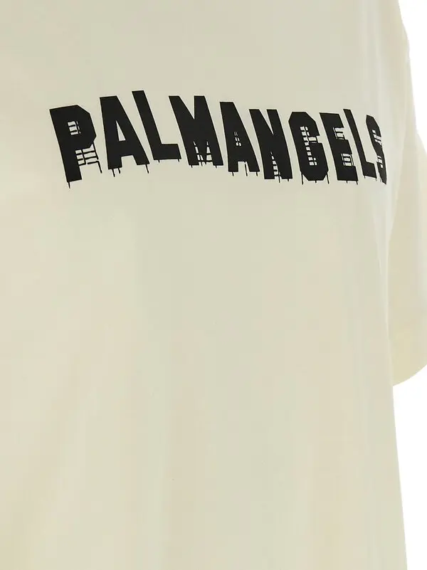 Palm Angels Logo Print T-shirt