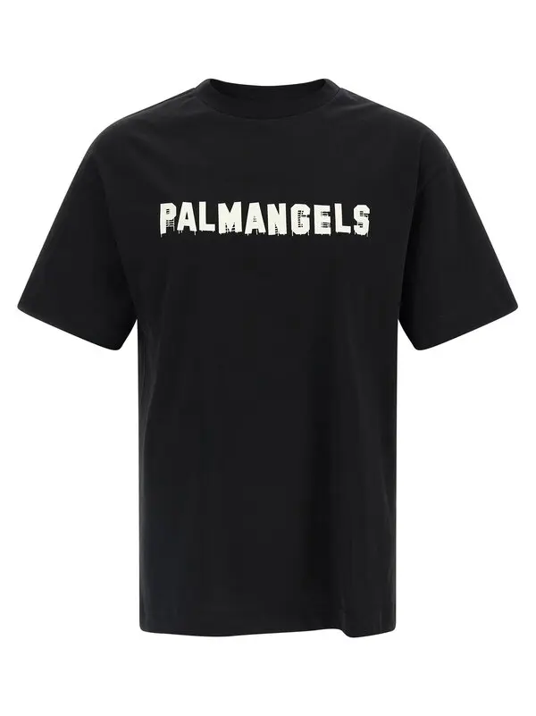 Palm Angels Logo Print T-shirt