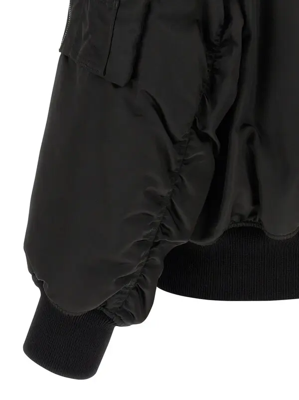 Saint Laurent Serge Bomber Jacket - Black