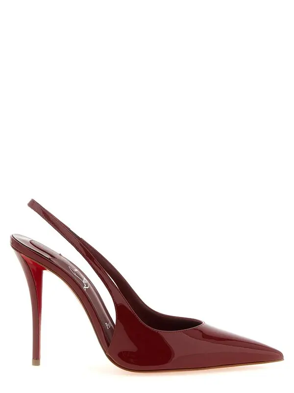 CHRISTIAN LOUBOUTIN Miss Z' Slingback - Red