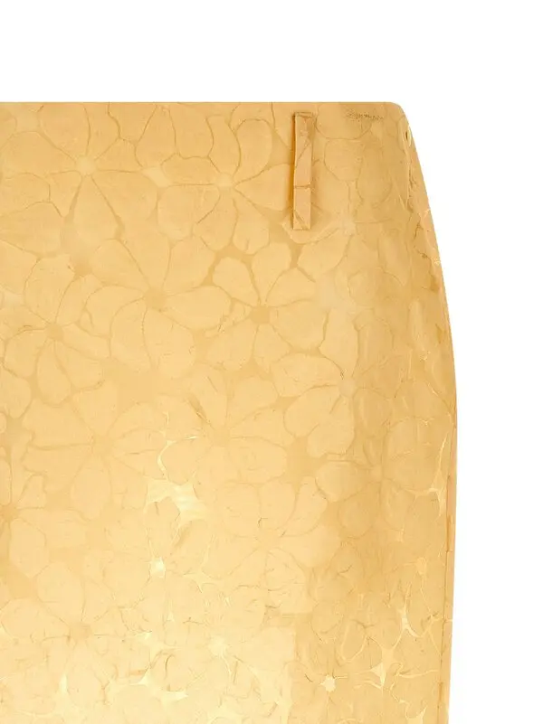 Marni Straight Skirt With Floral Pattern