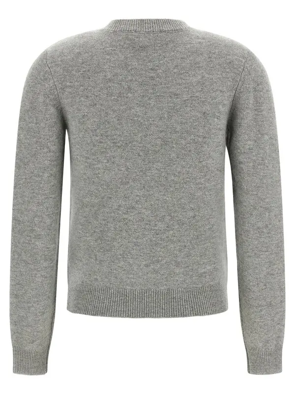 SELF-PORTRAIT Fiore Pin Sweater - Gray