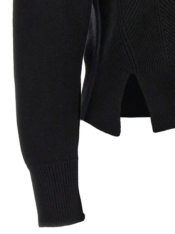 Alexander McQueen Chevron Corset' Sweater