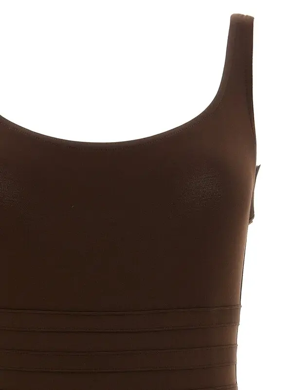 ERES Asia' One-piece Swimsuit - Brown