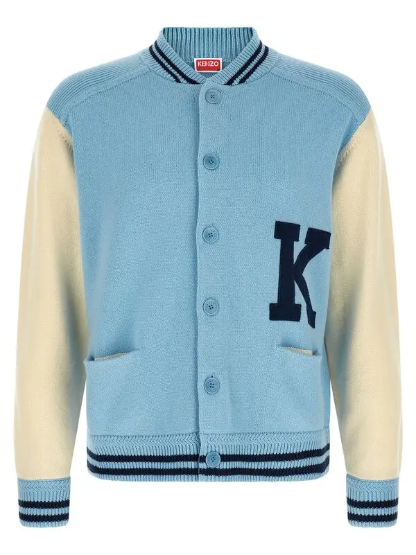 Kenzo Varsity' Cardigan - Blue