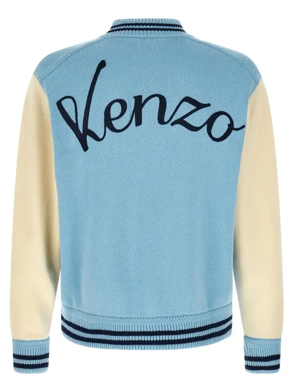 Kenzo Varsity' Cardigan - Blue