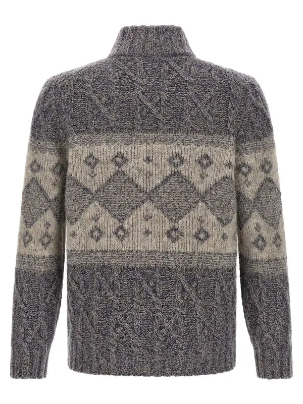 Brunello Cucinelli Chiné Yarn Cardigan