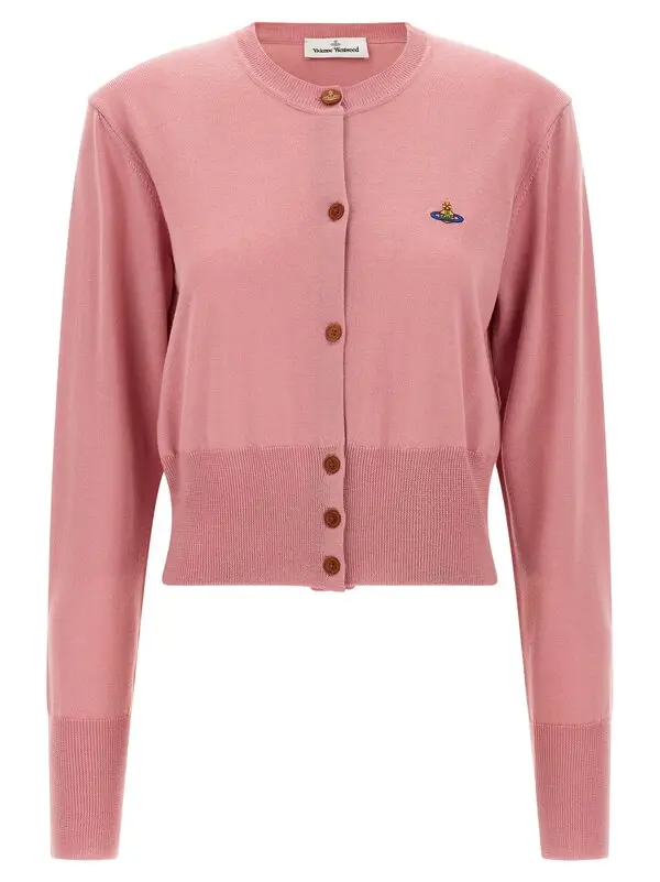 VIVIENNE WESTWOOD Bea Cropped' Cardigan - Pink