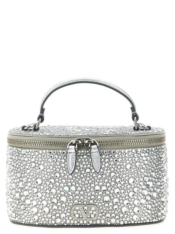Valentino Garavani Vanity' Mini Handbag - Silver