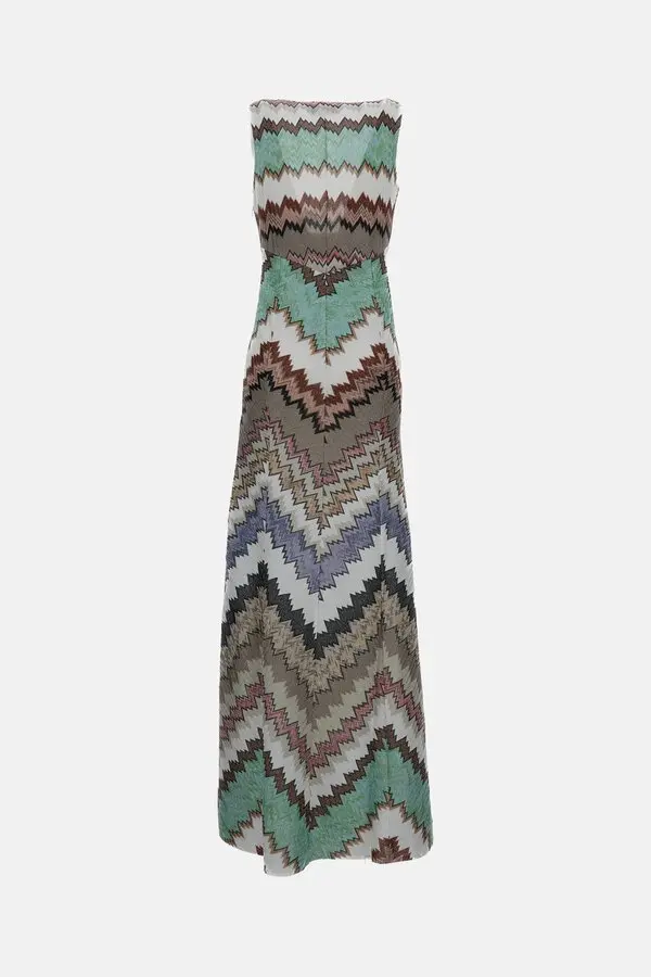 Missoni Sleeveless Long Dress - Multicolor