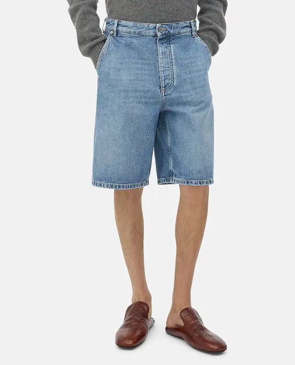 Bottega Veneta Bermuda Cargo Denim - Multicolor