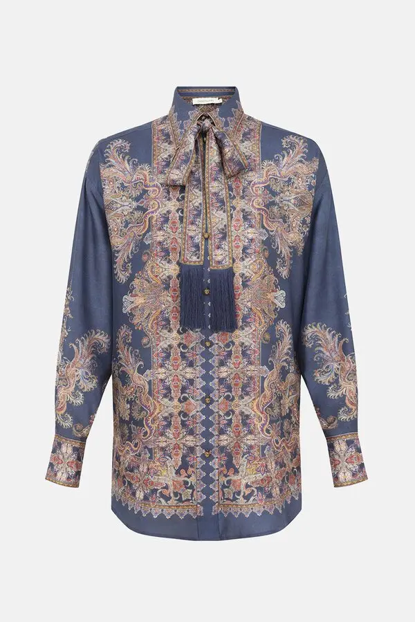 Zimmermann Valiant Relaxed Shirt - Multicolor