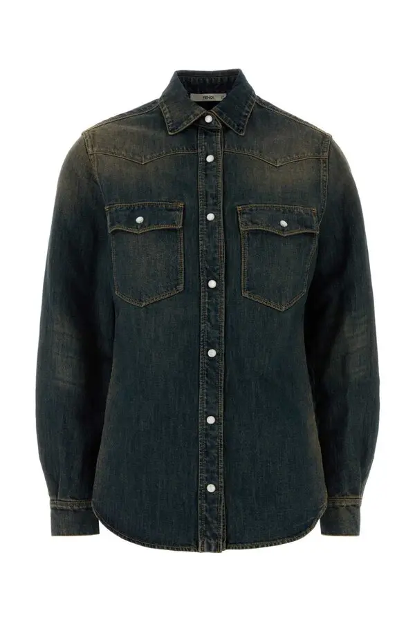 Fendi Denim Shirt - Blue