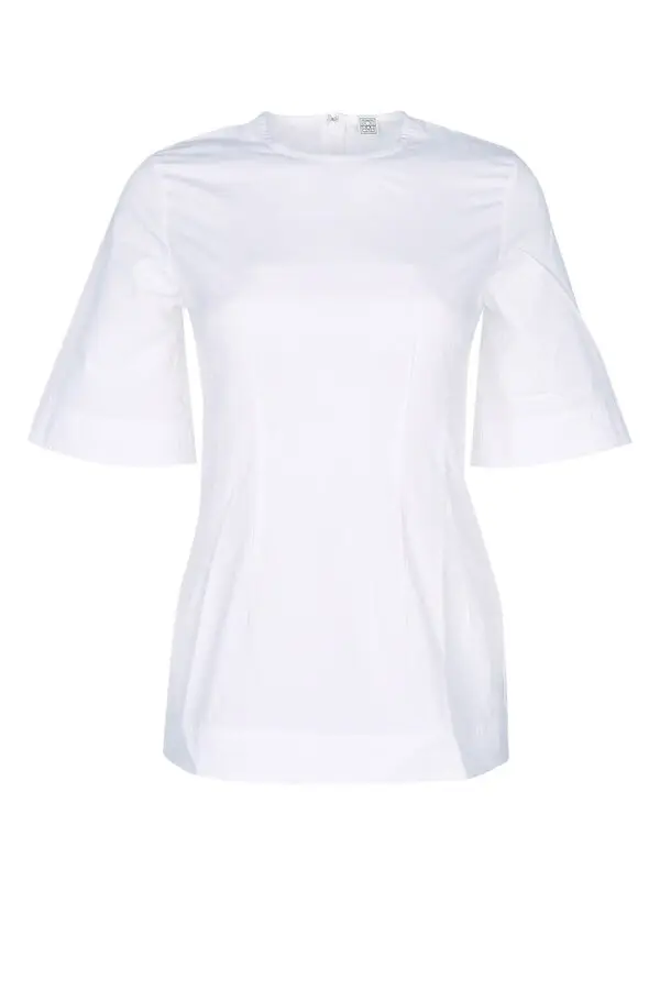 TOTEME Sculptural Cotton Top - Multicolor