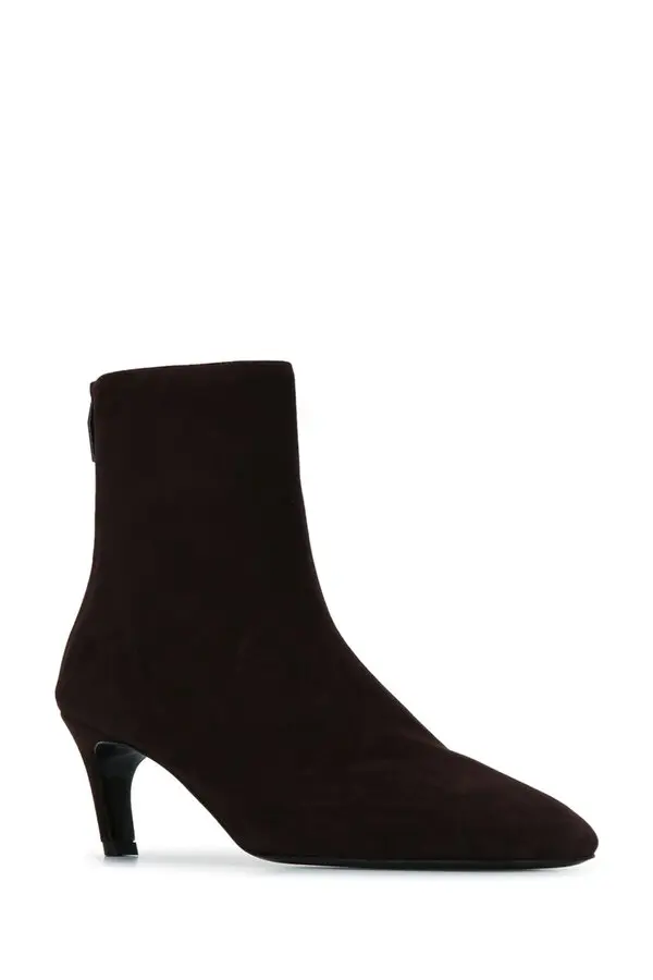 TOTEME Soft Suede Ankle Boots