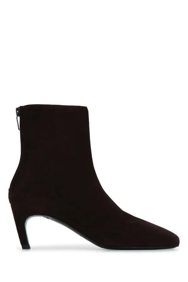 TOTEME Soft Suede Ankle Boots - Multicolor