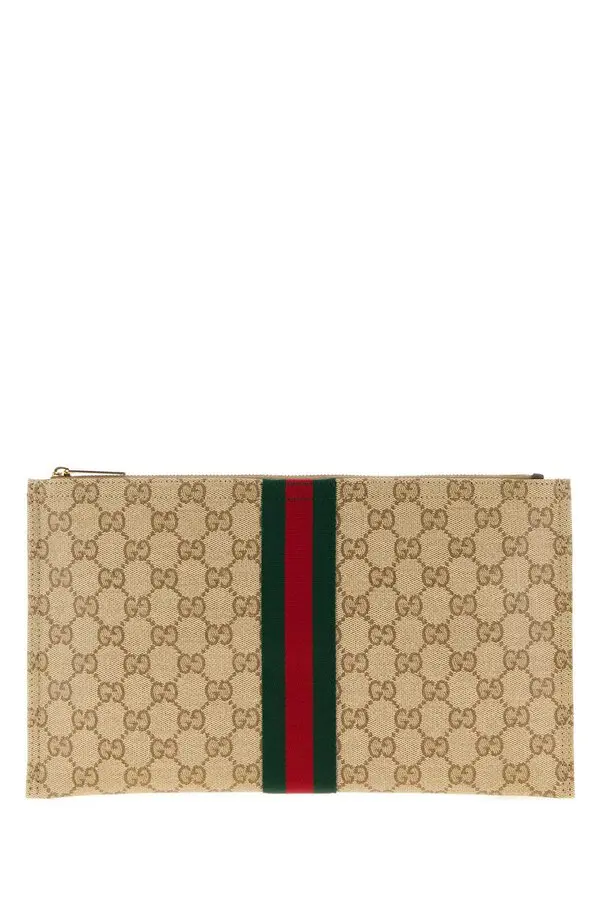 Gucci Gg Canvas Large Clutch - Multicolor