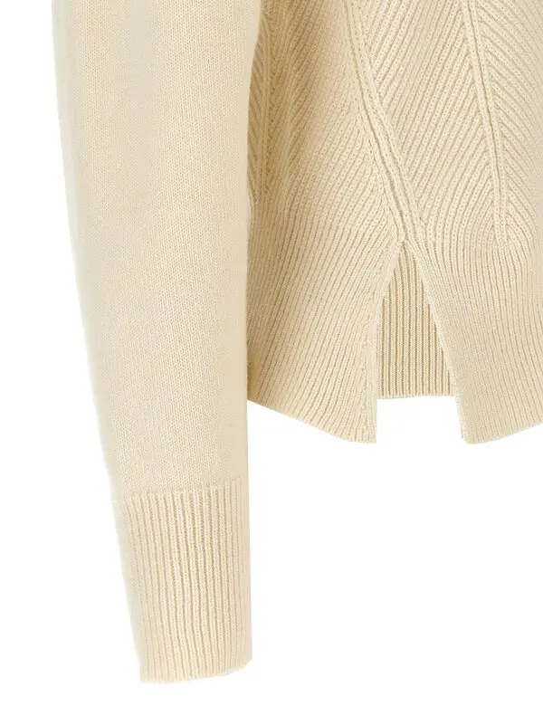 Alexander McQueen Chevron Corset' Sweater