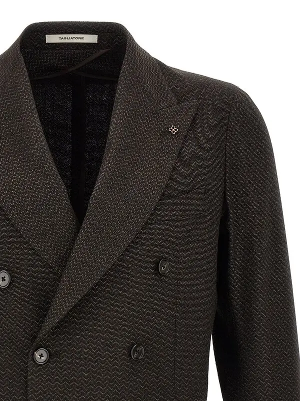 Tagliatore Montecarlo' Blazer - Brown