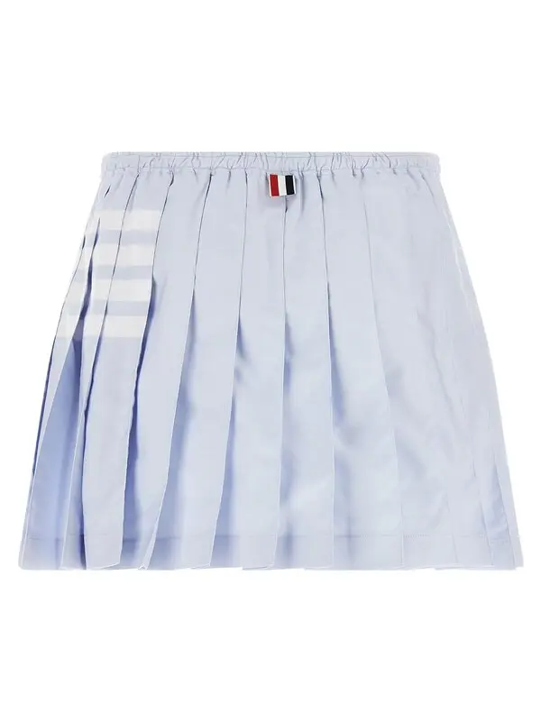 Thom Browne 4-bar' Oxford Pleated Skirt