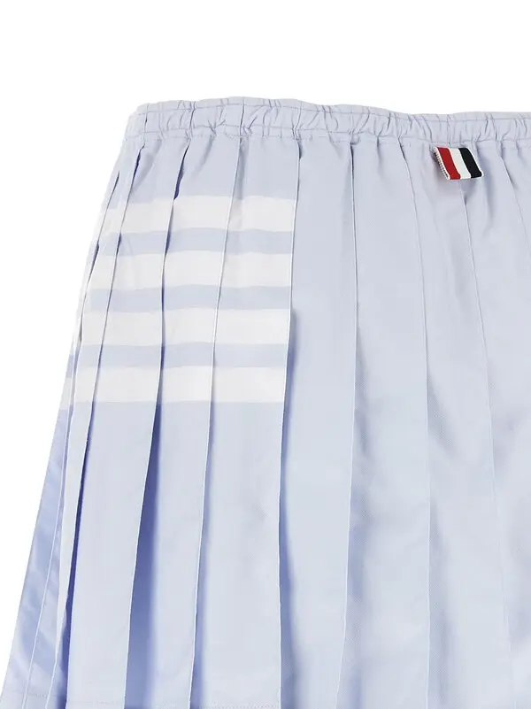 Thom Browne 4-bar' Oxford Pleated Skirt