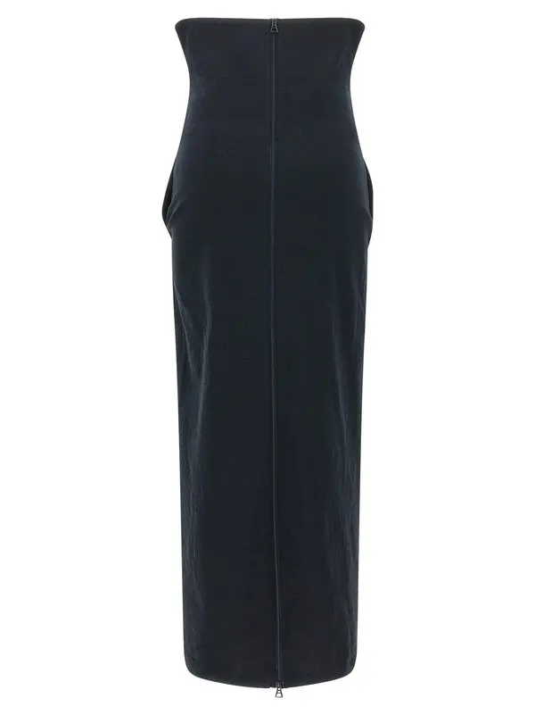 Issey Miyake Allow' Long Skirt With Zip