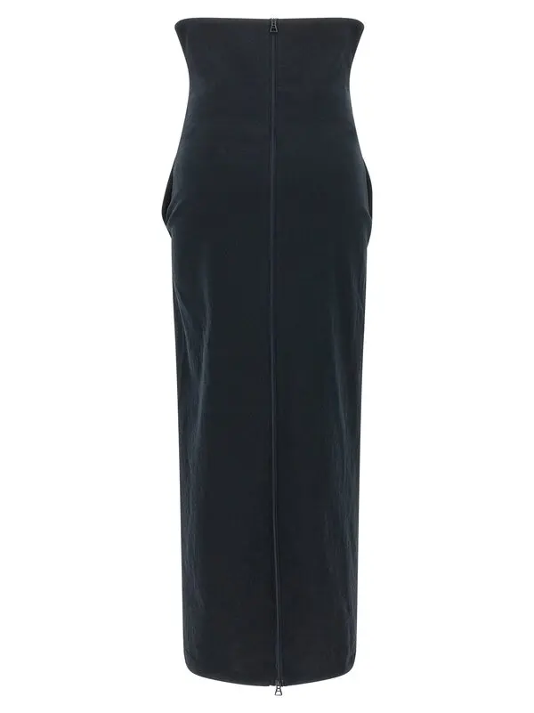 Issey Miyake Allow' Long Skirt With Zip