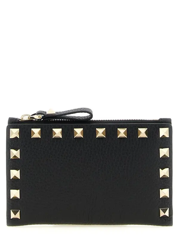 Valentino Garavani Rockstud' Cardholder - Black