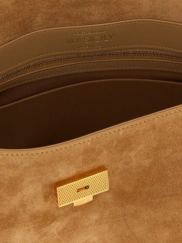 Dolce & Gabbana My Sicily' Suede Handbag