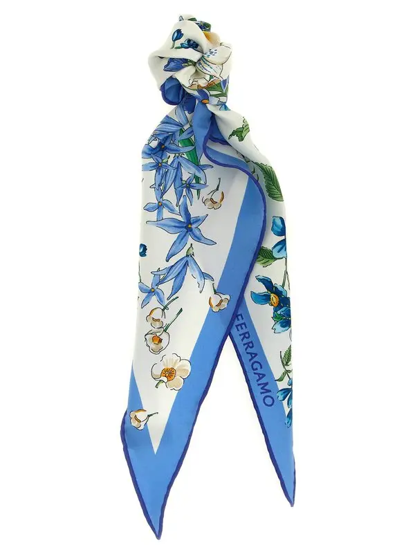 FERRAGAMO Primavera' Print Diamond Scarf