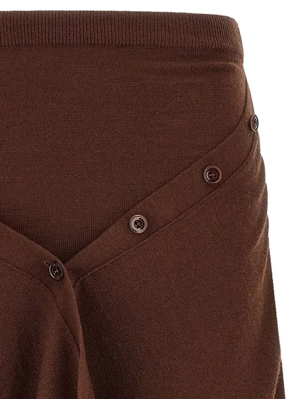 LEMAIRE Button Asymmetrical Skirt
