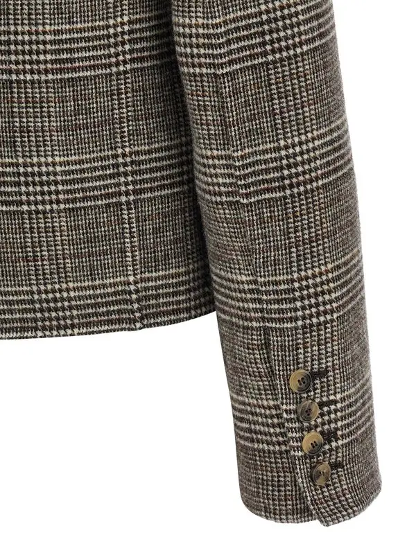 ERMANO SCERVINO Ermanno Scervino Blazer Cropped Check
