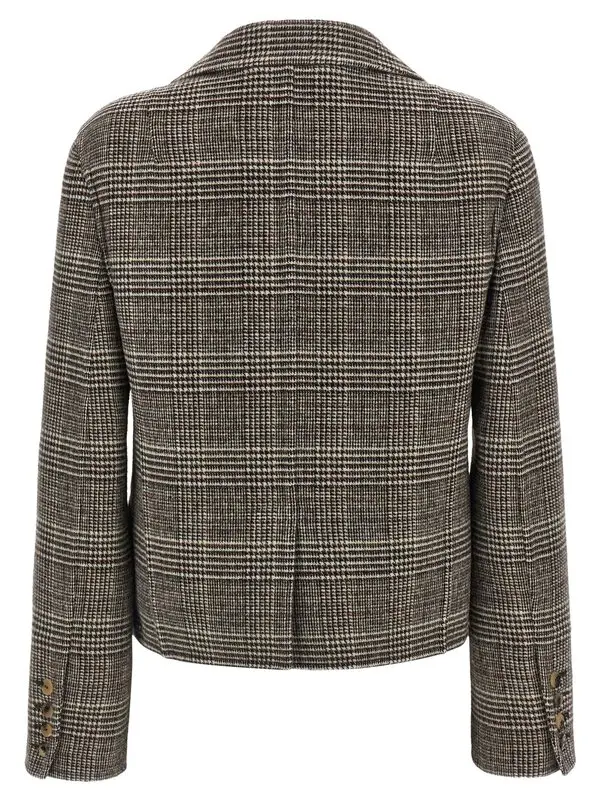 ERMANO SCERVINO Ermanno Scervino Blazer Cropped Check