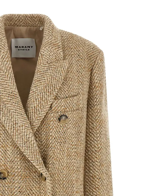 Isabel Marant Étoile Marant 'pilda' Double-breasted Coat