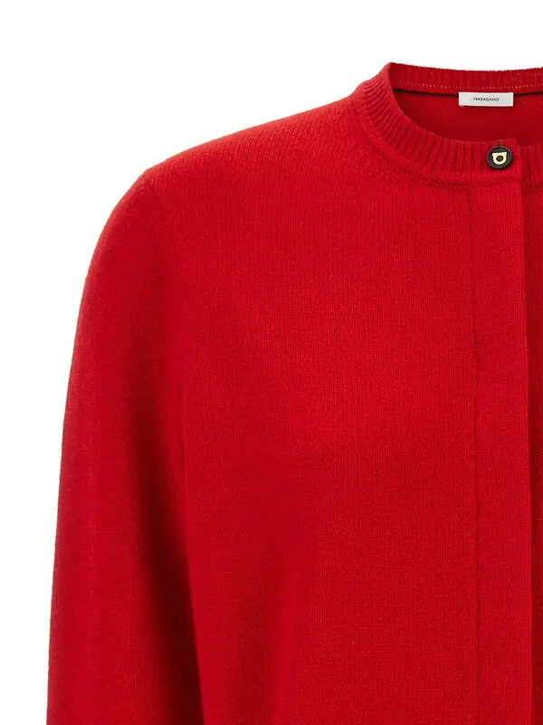 FERRAGAMO Belted Cardigan